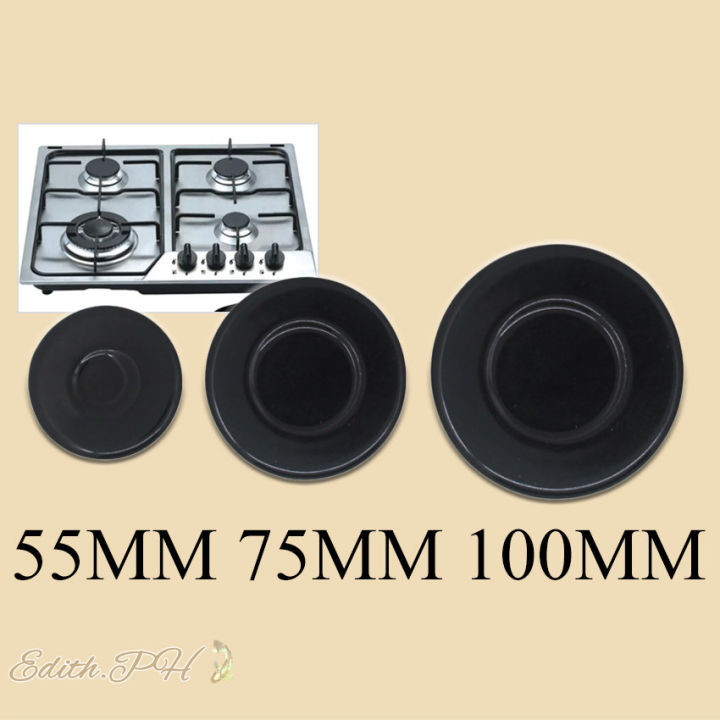 Universal 75mm/100mm Gas Hob Stove Top Cover Cooker & Oven Burner Crown ...