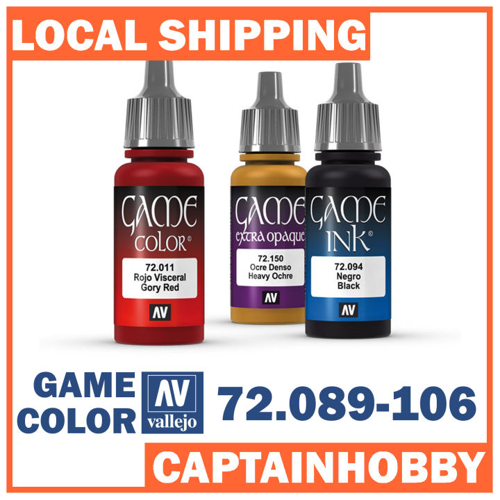 Vallejo Model Color Vallejo Game Color Paint Set Orcs & Goblins, 8 ...