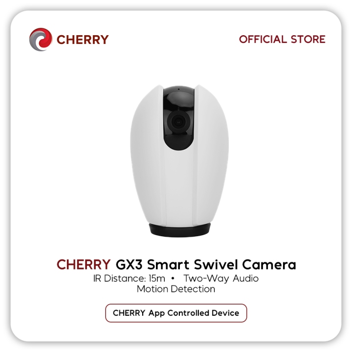 CHERRY GX3 Smart Swivel Camera CCTV | Lazada PH