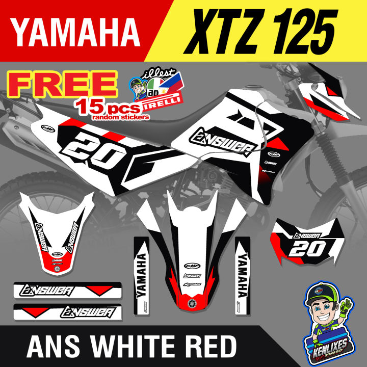 YAMAHA XTZ 125 Full Decals Sticker Body (Ans Edition) | Lazada PH