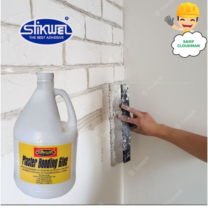Stikwel Plaster Bonding Glue 1 Gallon/4 Liters / Stikwell/Stickwell ...