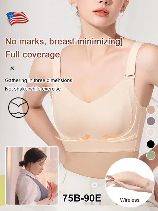 Moderate inclusiveness Corset Antisagging bra breast reduction Thin section | Lazada