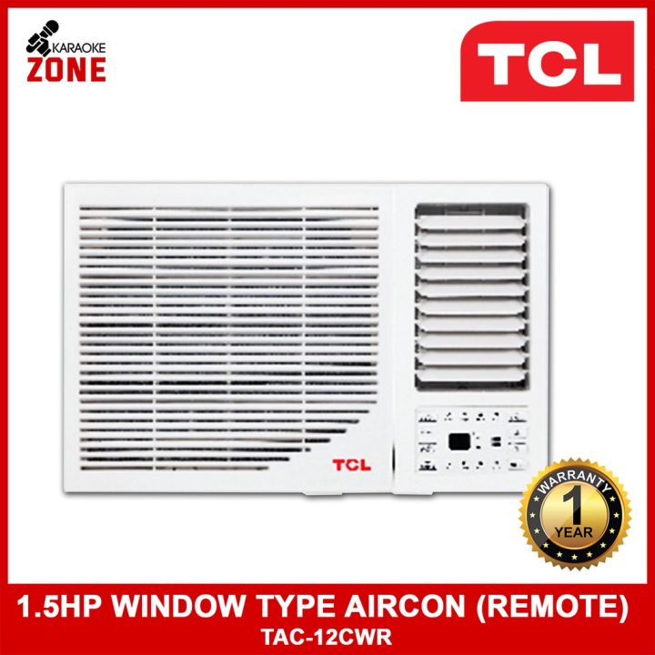 TCL TAC 12CWR 1.5 HP Window Type Air Conditioner (Remote) / TCL Air with/TCL Aircon / 1.5 hp ...