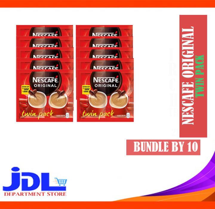 JDL NESCAFE ORIGINAL TWIN PACK 52G ( BUNDLE BY 1O ) | Lazada PH