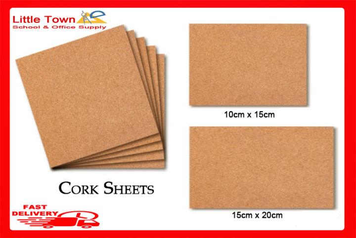 Cork sheet self-adhesive cork mat fine grain cork sheet | Lazada PH