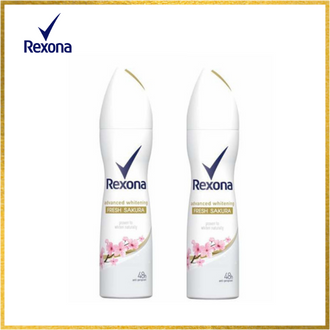 [BUNDLE OF 2] Rexona Natural Brightening Deodorant Spray Fresh Sakura 150ml | Lazada PH
