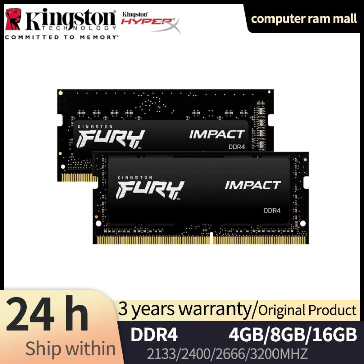 【Free shipping】Kingston Fury Impact DDR4 RAM 4GB 8GB 16GB SODIMM 2133MHz 2400MHz 2666MHz 3200MHz ...