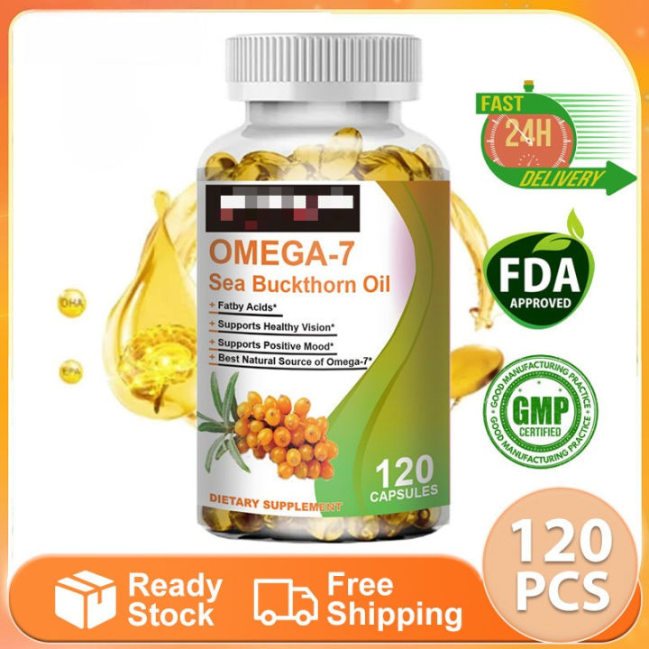 Sea Buckthorn Capsules Omega-7 for Skin, Hair, &Nail Health Supports ...