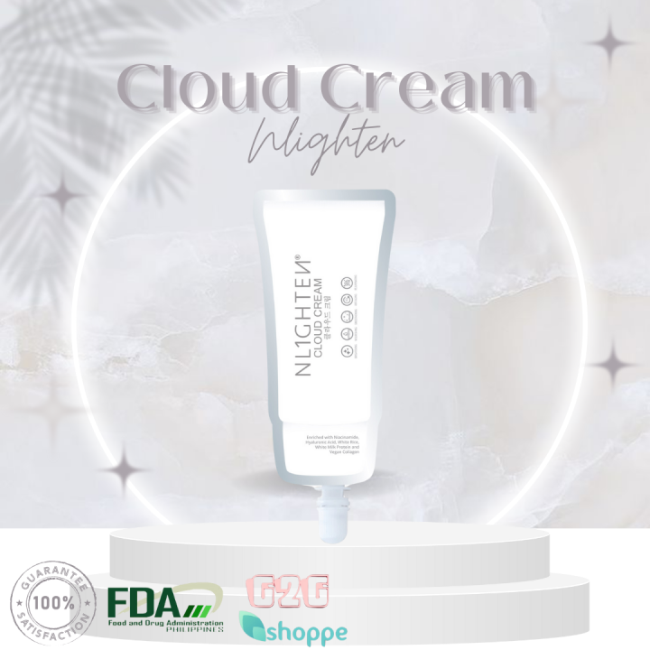 Nlighten Cloud Cream 30g (Expiry 2027)Glass Skin effect Korean Skincare ...