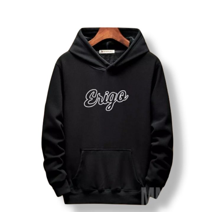 Sweater Hoodie ERIGO Pria Distro Unisex Cewek Cowok Keren Bahan Tebal ...