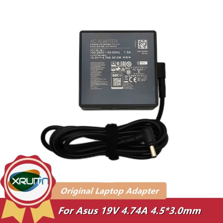 90W Genuine AC Adapter Charger 19V 4.74A A19-090P2A For Asus Laptop ...
