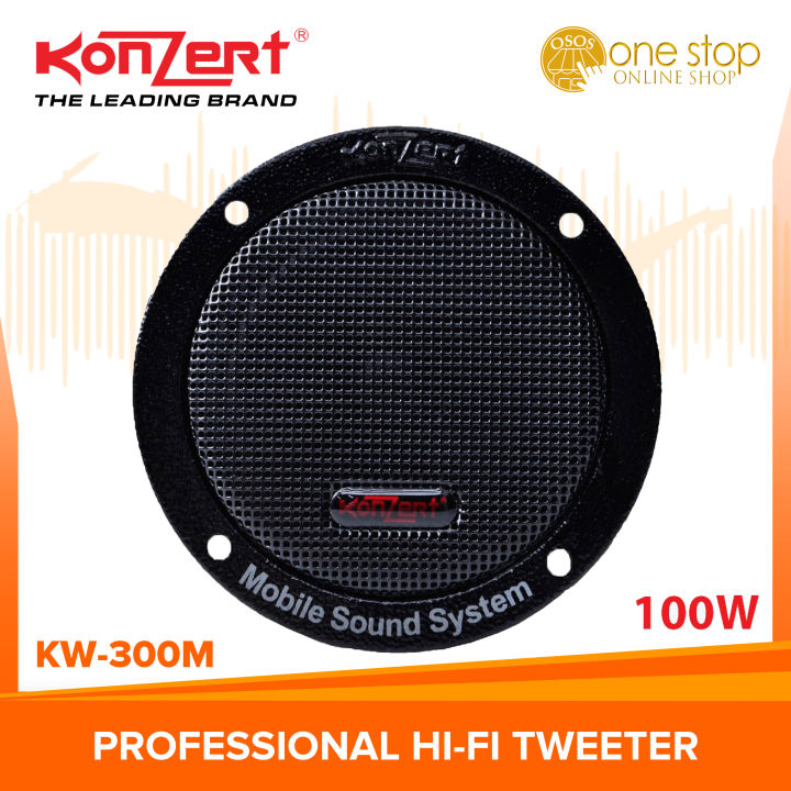 Konzert Original 3" Professional Hi-Fi Tweeter 100W •OSOS• | Lazada PH