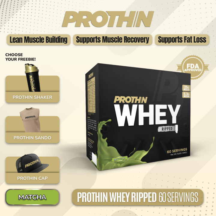 Whey Prothin Ripped For Muscle Recovery With Fat Burner 25g 1 sachet ...