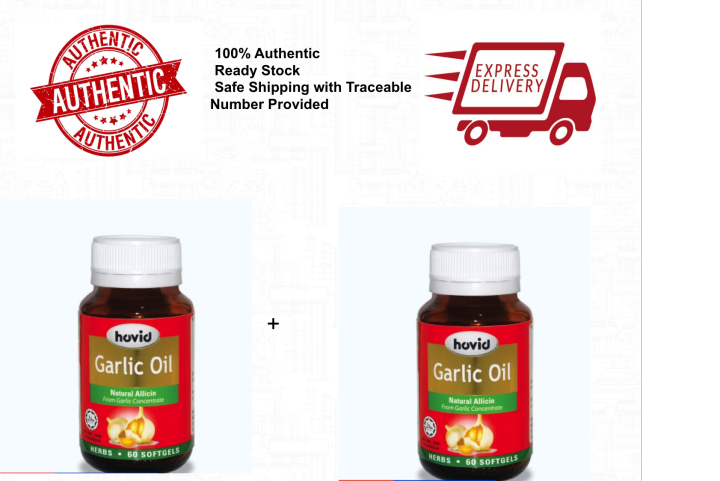 HOVID GARLIC OIL NATURAL ALLICIN 60 Capsules | Lazada Singapore