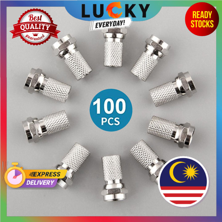 RG6 Connector F Type For Cable RG6 Socket ASTRO MYTV | Lazada