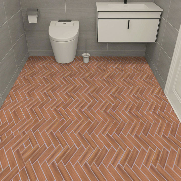 Bathroom floor sticker thickened non-slip wear-resistant waterproof ...