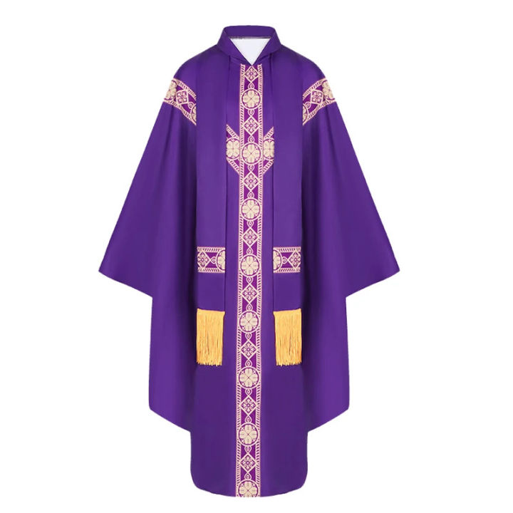 Catholic Priest Chasuble Church Mass Vestment Robe Chasuble Priest ...