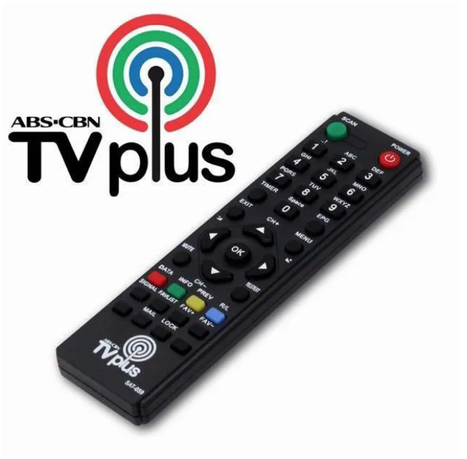Universal ABS-CBN TVPlus TV Remote Control And 5m TVPlus Antenna ...
