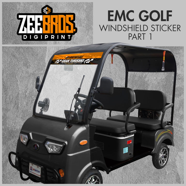 NWOW EMC GOLF WINDSHIELD STICKER | Lazada PH