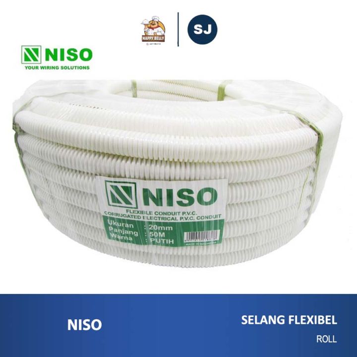 PIPA FLEXIBLE (FLEXIBEL) LISTRIK NISO 20mm 50M | Lazada Indonesia