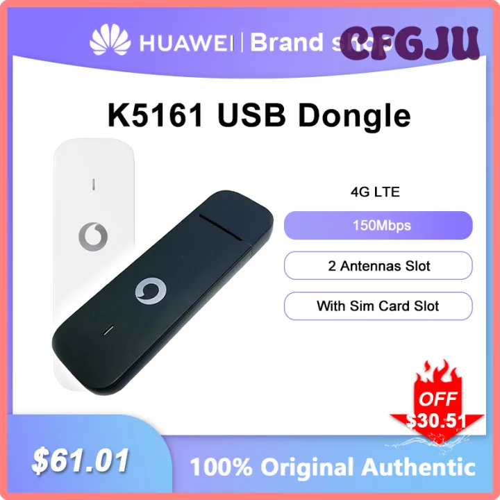 CFGJU Unlocked Huawei K5161 Mobile WiFi USB Dongle 150Mbps 4G LTE ...