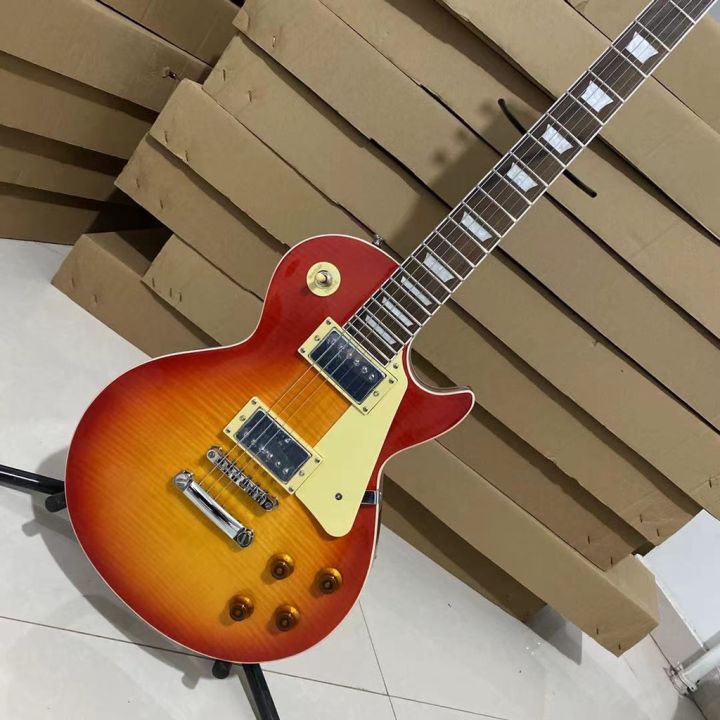 Gibson Les Paul Standard Electric Guitar Cherry Sunburst Color Rosewood ...