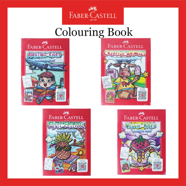 Faber Castel Kids Colouring Book - Buku Mewarnai Faber Castel | Lazada ...