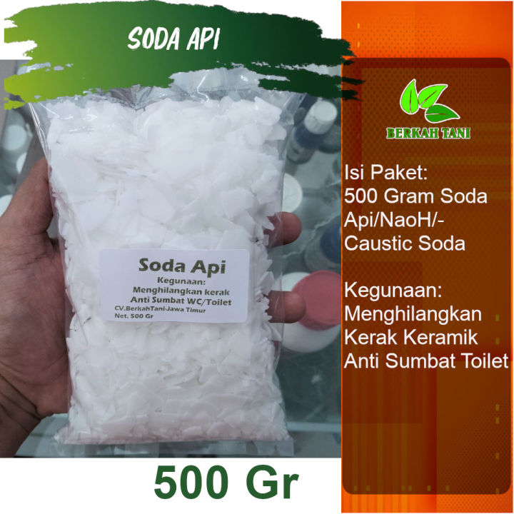 Soda Api Anti Sumbat Coustic Kaustik Soda NaOH Sodium Hidroxide ...