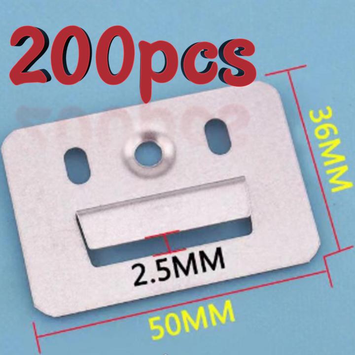 50/100Pcs Stainless Steel Clip For WPC Wall And Ceiling Fluted Cladding ...