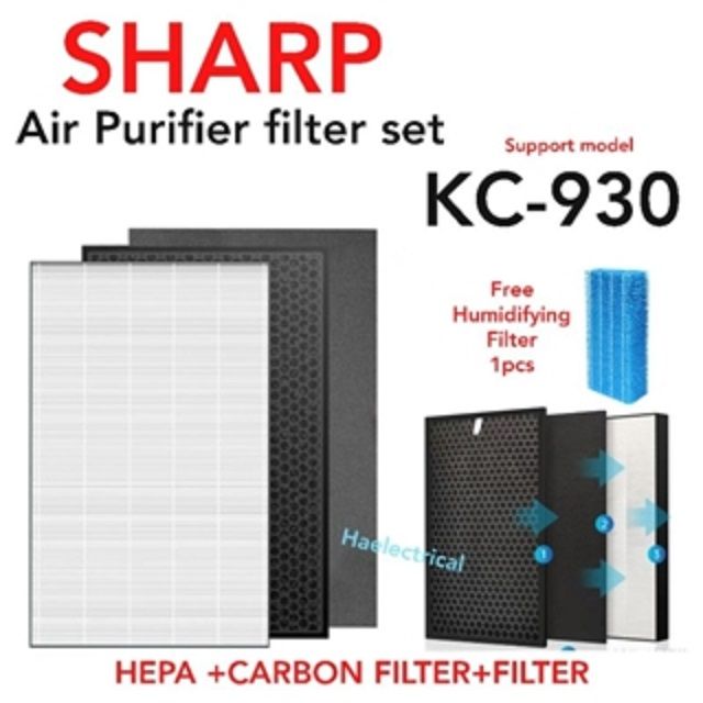 Sharp air purifier replacement filter KC-930 | Lazada
