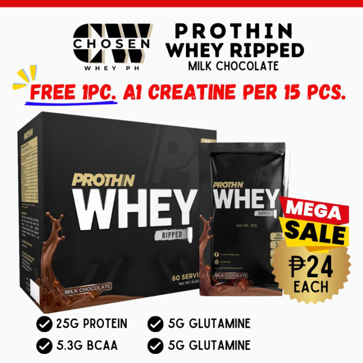 PROTHIN WHEY RIPPED WHEY PROTEIN SOLD PER SACHET | Lazada PH
