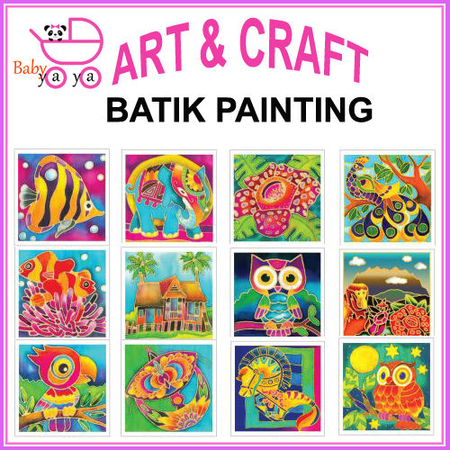 Babyyaya Batik Painting - Batik Colouring / kids & adult colouring ...