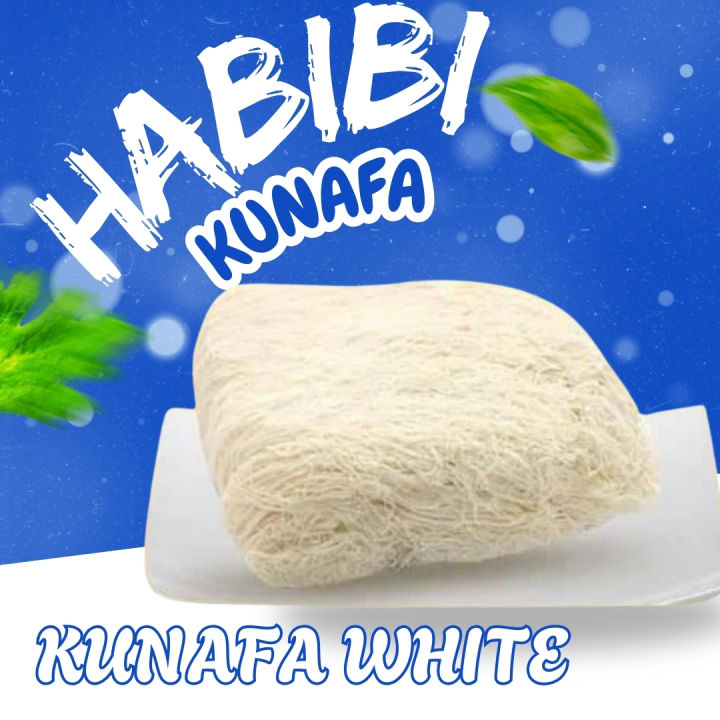 Kunafa Dough / Pastry Kunafa / Kunafa Raw Original White 500g - 1Kg by Habibi Kunafa | Lazada