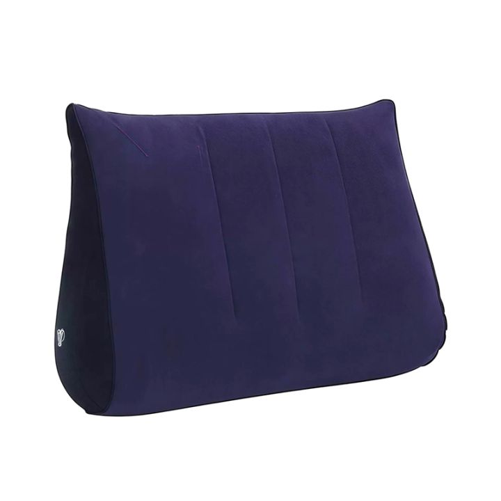 Yoga Posture Aid Inflatable Wedge Body Pillow Cushion Triangular for ...