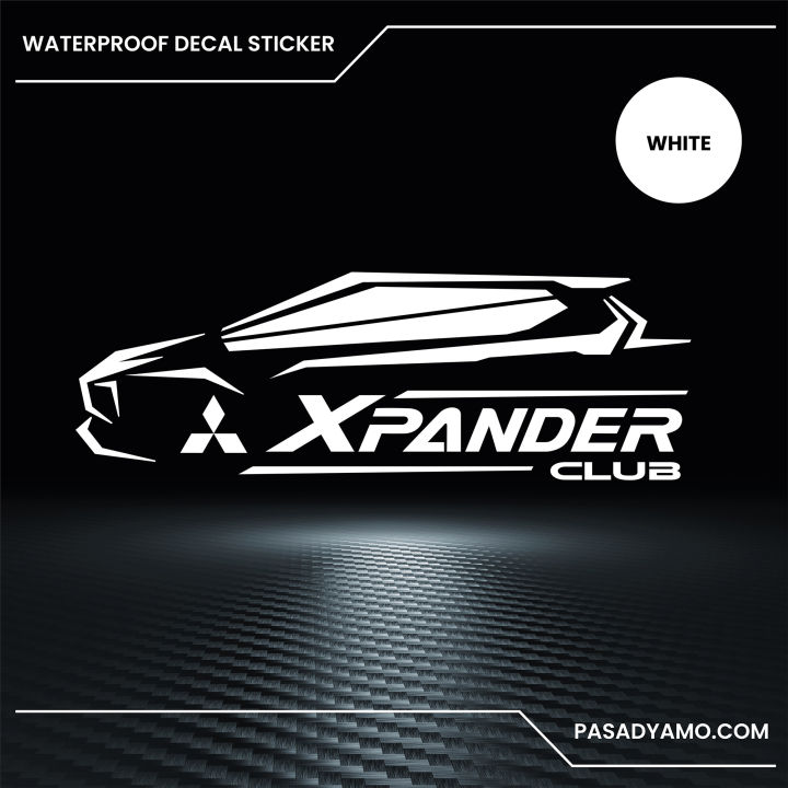 Mitsubishi Xpander Club Sticker for Cars and Motorcycles 7 inches ...