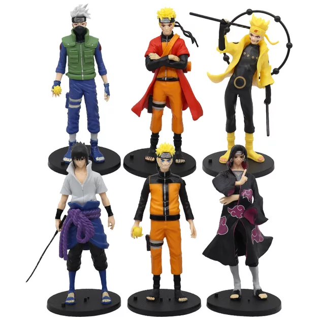 action figure koleksi Naruto shippuden 13 Naruto kcm Sasuke kyubi ...