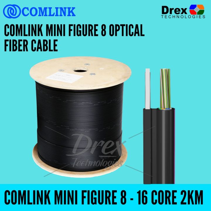 16 Core 2KM Comlink Mini Figure 8 Fiber Optic Cable 2000M 16Core Mini ...