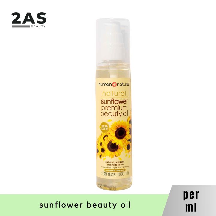Human Nature Sunflower Beauty Oil | 100% Pure Natural Ingredients ...