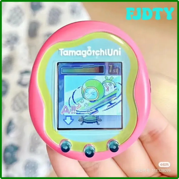 FJDTY Genuine Tamagotchi Uni Blue Wifi Electronic Machine Pix Pet Meets ...