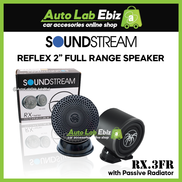 Soundstream (2") Full Range Speaker and Woofer with Passive Radiator RX ...