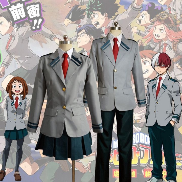 Anime Costume Boku no Hero Academia School Uniform Suit | Lazada PH