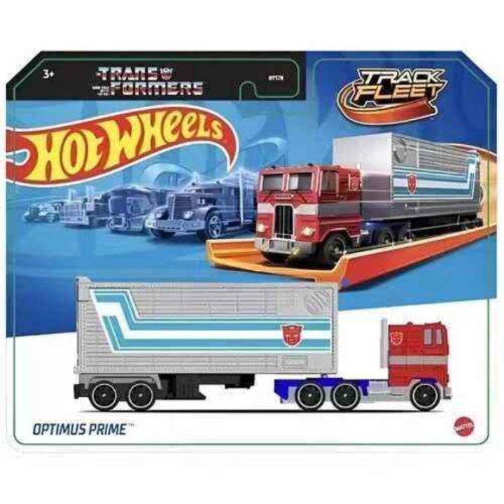 Hot Wheels Hasbro Co-branded Hotwheels Optimus Prime Transformers Track ...