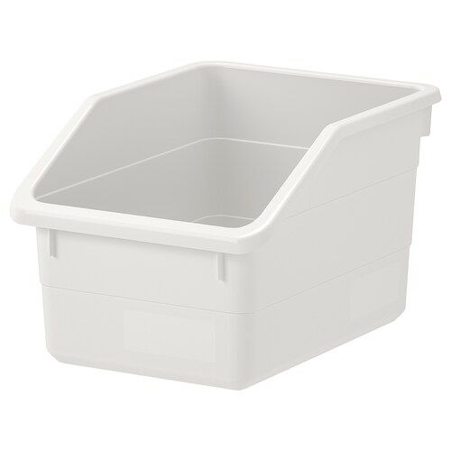 IKEA SOCKERBIT BOX WHITE 19X26X15CM SECONDARY STORAGE BOXES KOTAK PUTIH ...