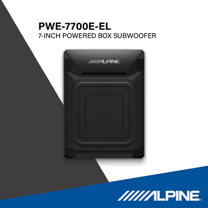 Alpine ใหม่! ซับวูฟเฟอร์บ็อค PWE-7700E-EL (SU00403A01) รุ่น EL-series ...