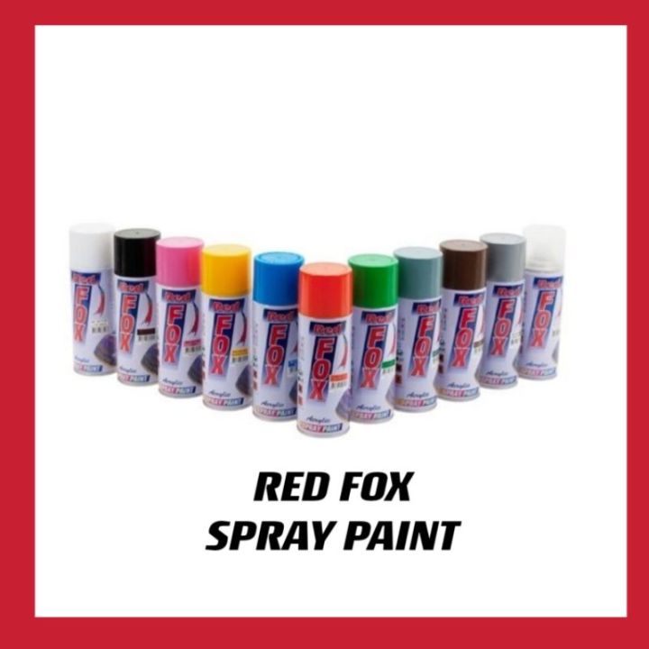 （RED FOX）Spray Paint （1box ＝12pcs） | Lazada