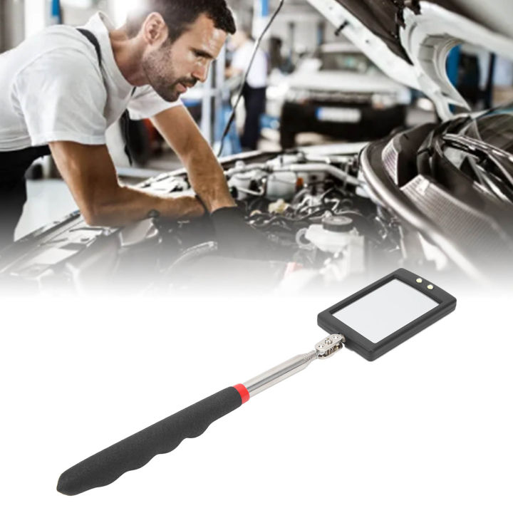 Telescopic Inspection Mirror Stainless Steel Structure Retractable ...