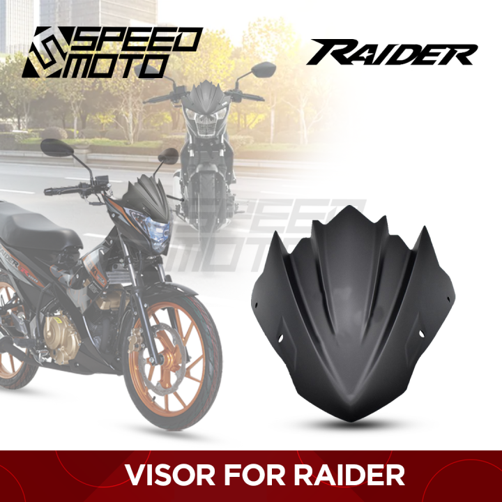 Raider r150. Visor. Raider150. Version2. Raider 150. Matte Black ...