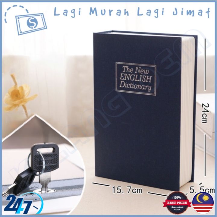 Large Hidden Secret Convert Dictionary Diary Thick Book Safe Safe Key ...