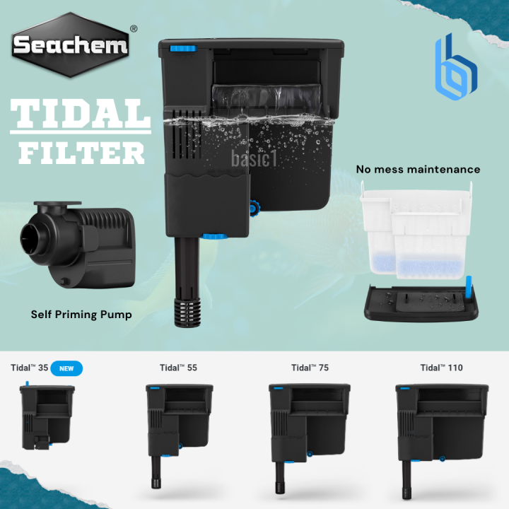 Seachem Tidal Filter Hang on Filter ( 35, 55, 75, 110 Gal ) | Lazada PH