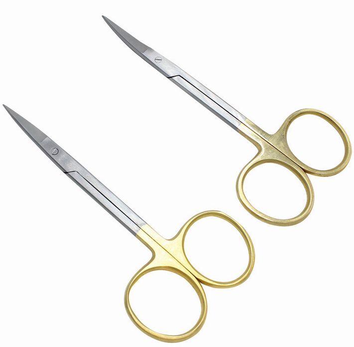Dental Stainless Steel Dental Scissors Curved/ Straight Sharp Shears ...